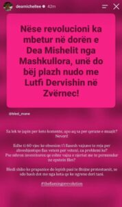 FOTO/ "Kë b** do lëpish pasi..." - Plas keq sherri edhe mes Dea Mishel ...
